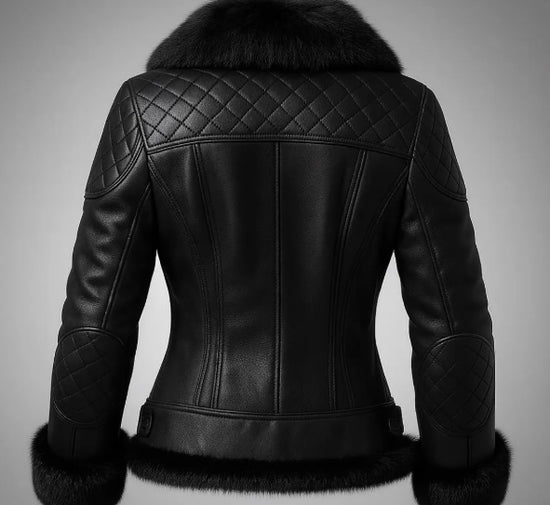 Women Dark Brown Leather Jacket – americanjackethub